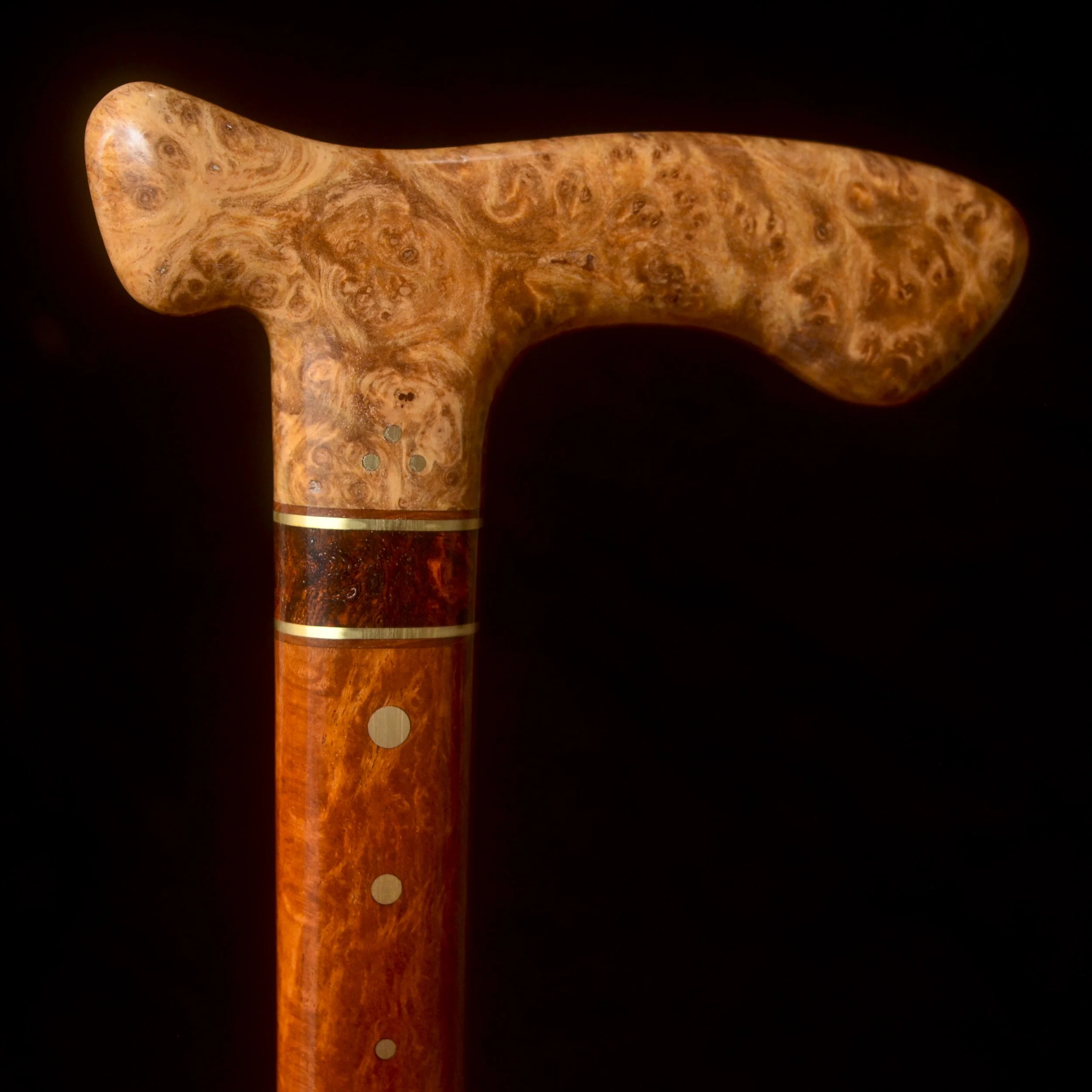 Handmade Burl Handle Walking Cane — Gillis Canes, LLC