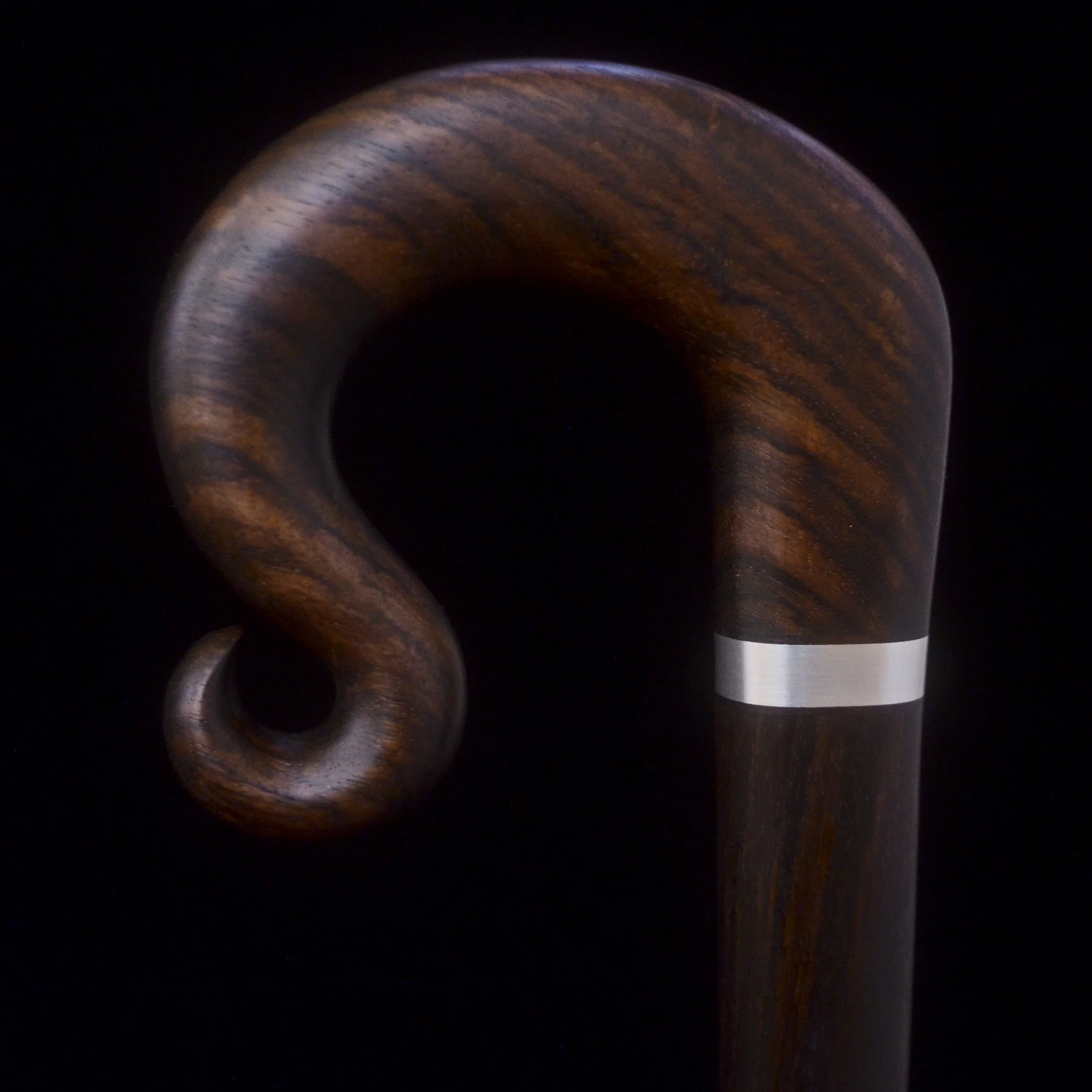 East Indian Rosewood Curl cane — Gillis Canes, LLC