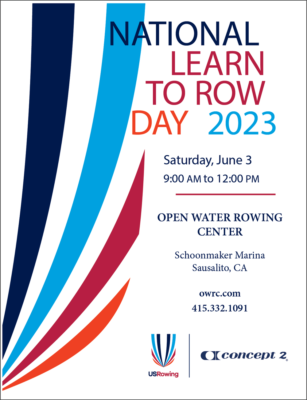 National Learn to Row Day — Open Water Rowing Center