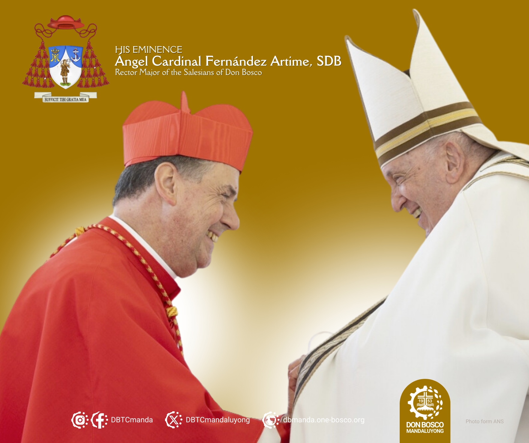 The Rector Major is now a Cardinal — Don Bosco Technical College