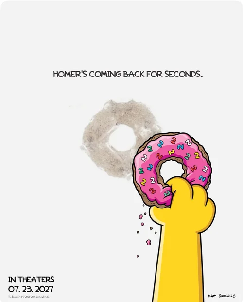 ‘The Simpsons Movie’ Sequel Officially Greenlit, Sets July 2027 Release ...