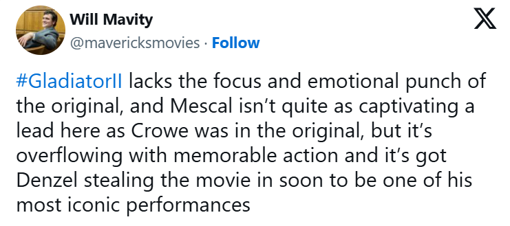 Early ‘Gladiator II' Reactions Are Mostly Raves: “Absolute Sicko Sh*t ...