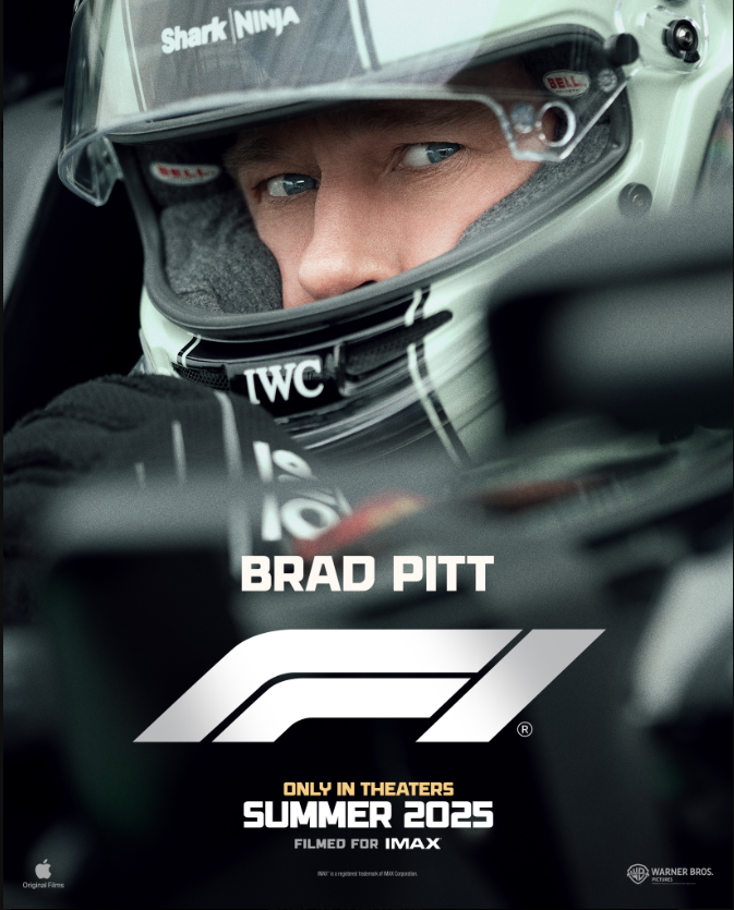 Poster for Kosinski/Pitt's ‘F1' — World of Reel