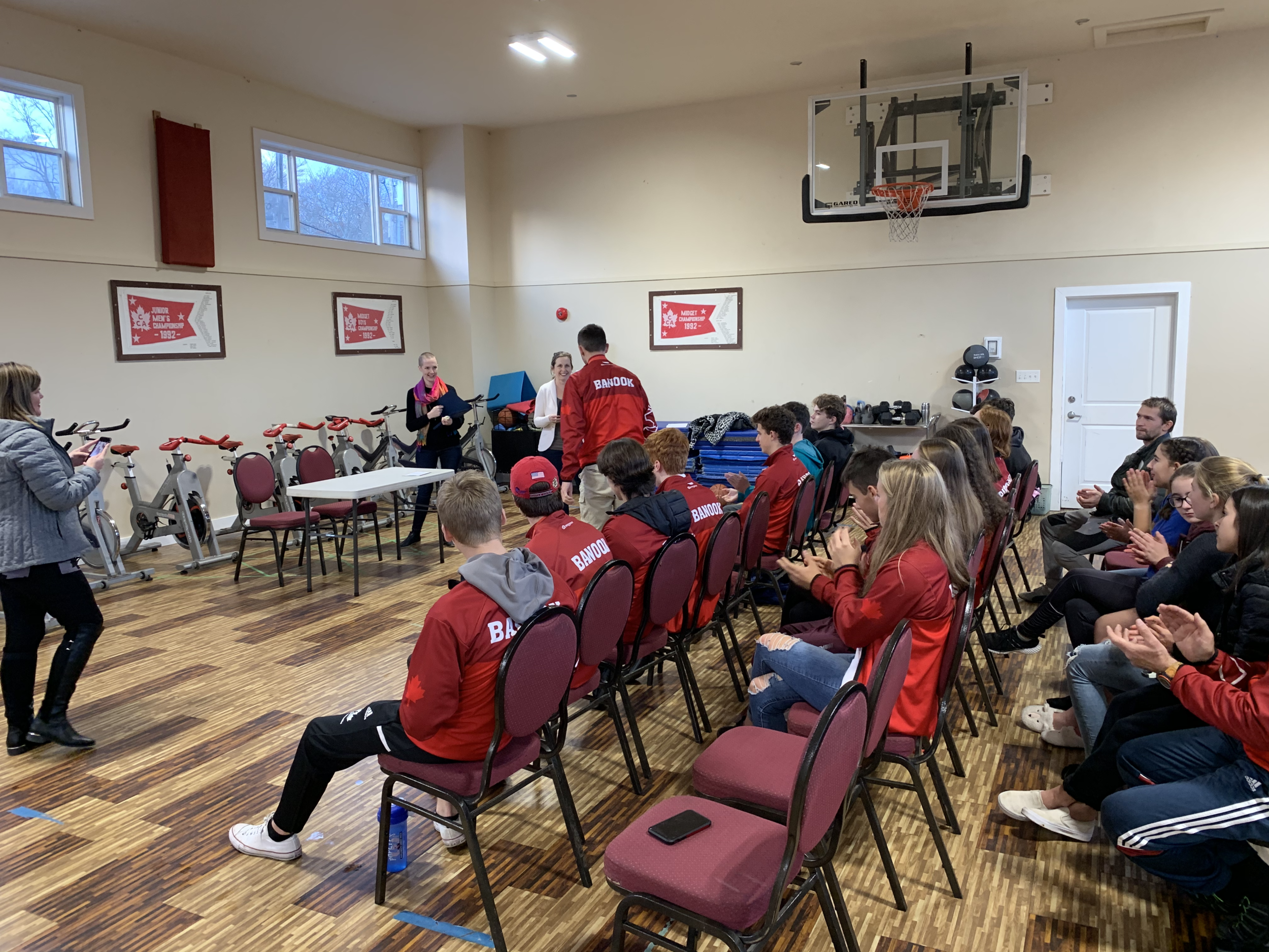 Susan Leblanc offers Congratulatory Resolutions to Banook Paddlers — ADCKC