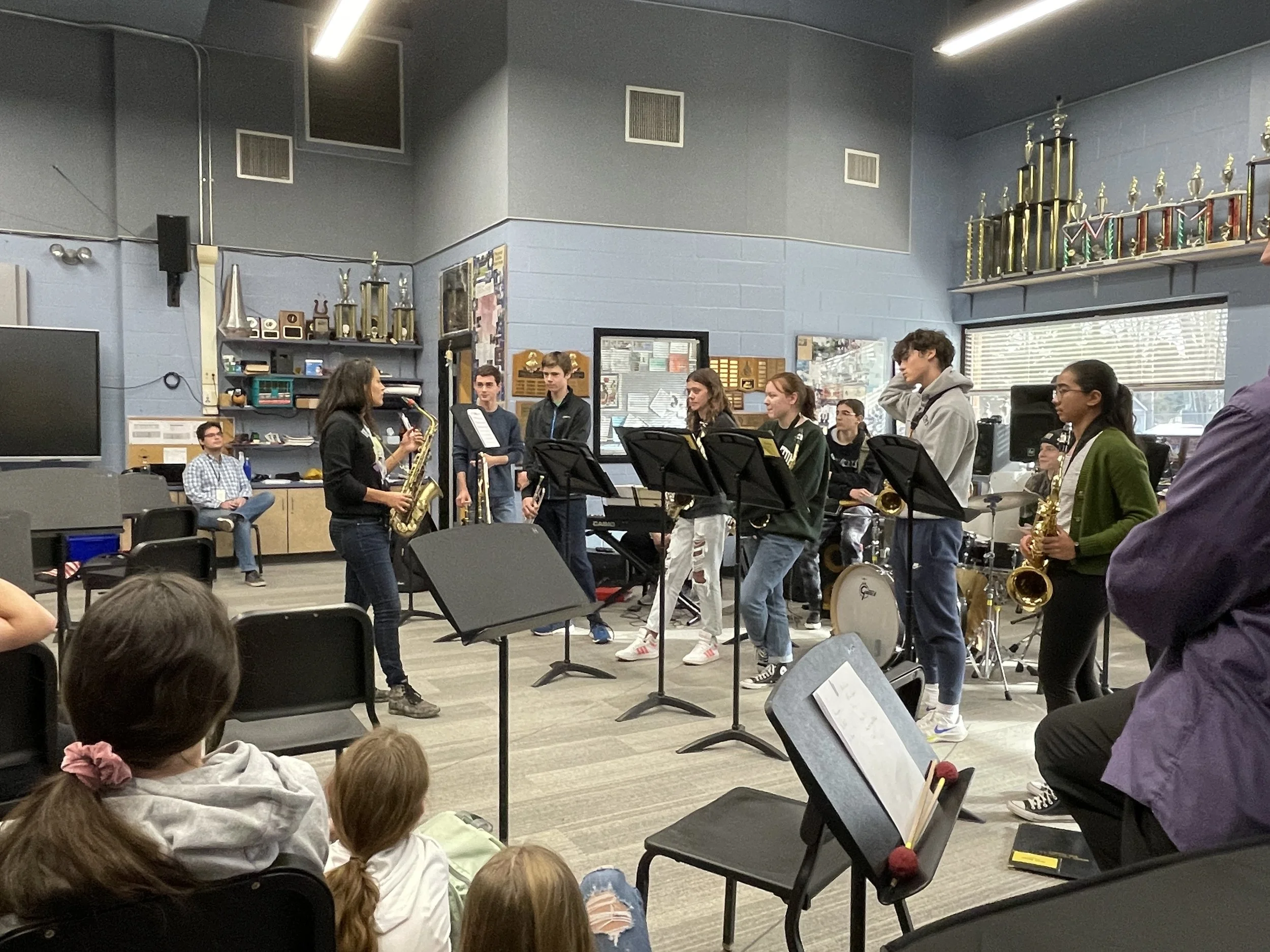 Renowned Jazz Musician Visits HF-L — A Community Together (ACT) for Education