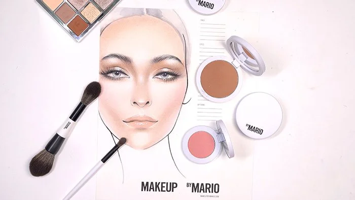 Makeup by Mario Ethereal Eyes Eyeshadow Palette Face Chart by Liza ...