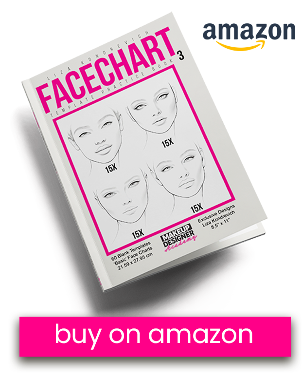 7 Best Face Chart Template Books for Makeup Artists | FACECHART by Liza ...
