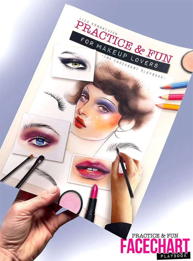 Face Chart Makeup Art | FACE CHART Makeup Fun & Practice Playbook ...