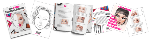 Facechart Face Chart Makeup Art By Liza Kondrevich