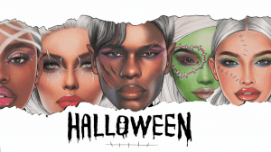 Halloween Face Chart Makeup Ideas | Halloween makeup with normal makeup ...