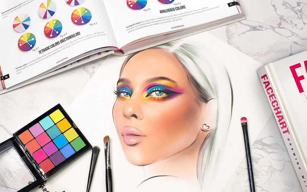 FACECHART | Face Chart Makeup Art by Liza Kondrevich - Face Chart ...