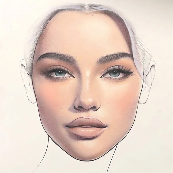 FACECHART | Face Chart Makeup Art by Liza Kondrevich - FACECHART | Face ...