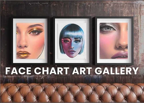 FACECHART | Face Chart Makeup Art by Liza Kondrevich