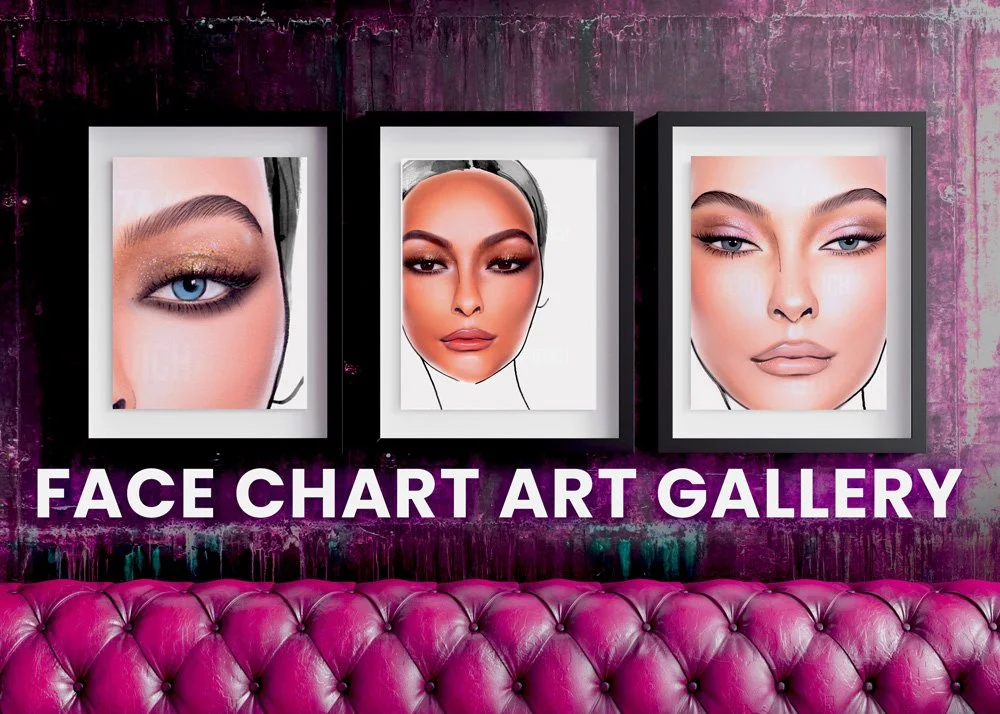 Face Chart Makeup Art | Makeup Inspiration Gallery: Unleash Your ...