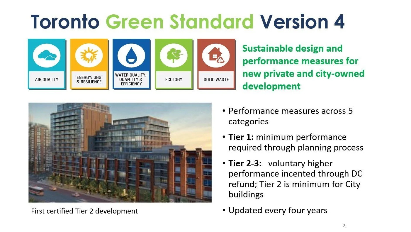 Toronto Green Standard — Biophilic Cities