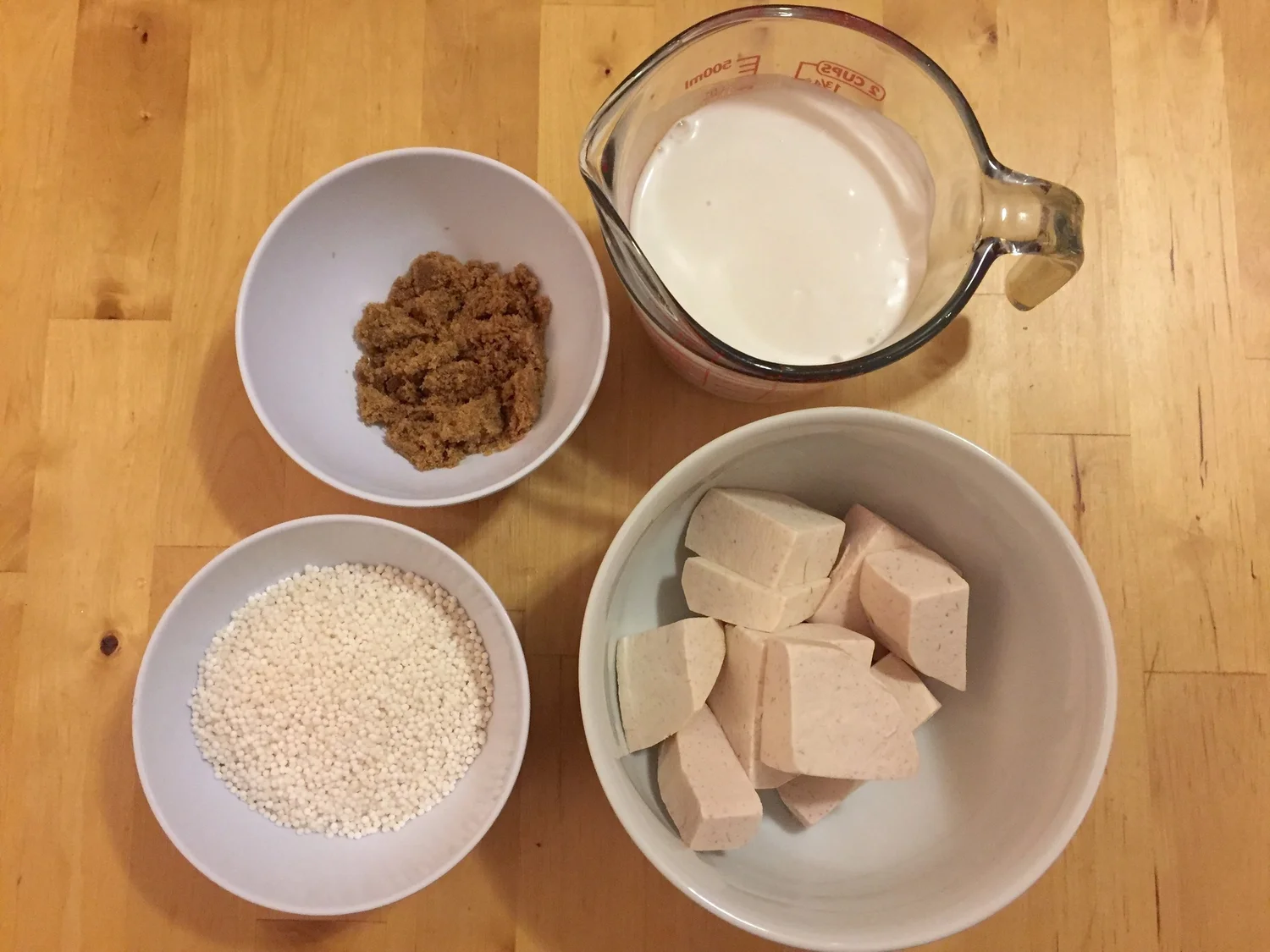 Taro Tapioca Pudding — Phase Changes