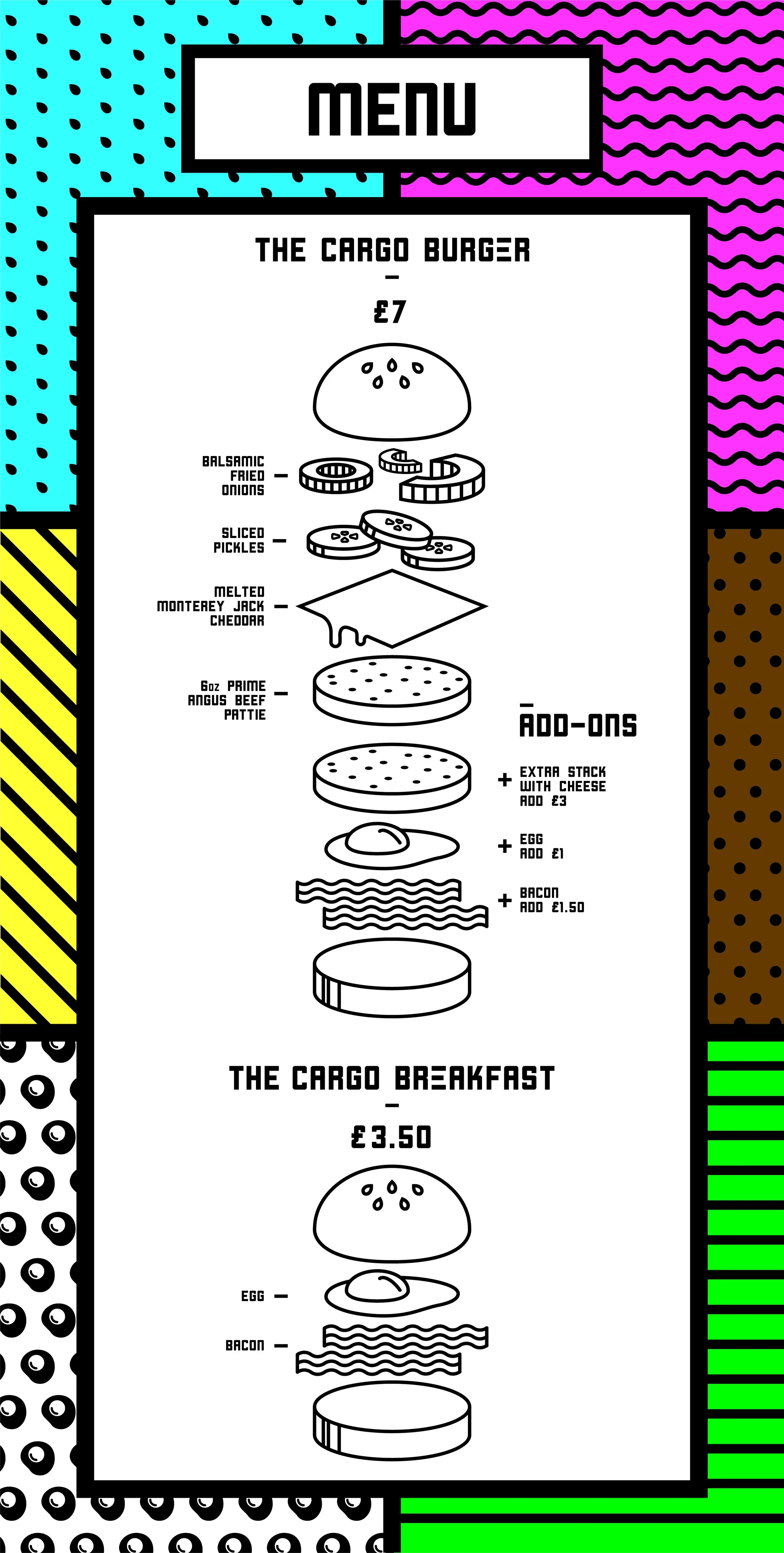 Menu — Cargo Kitchen UK