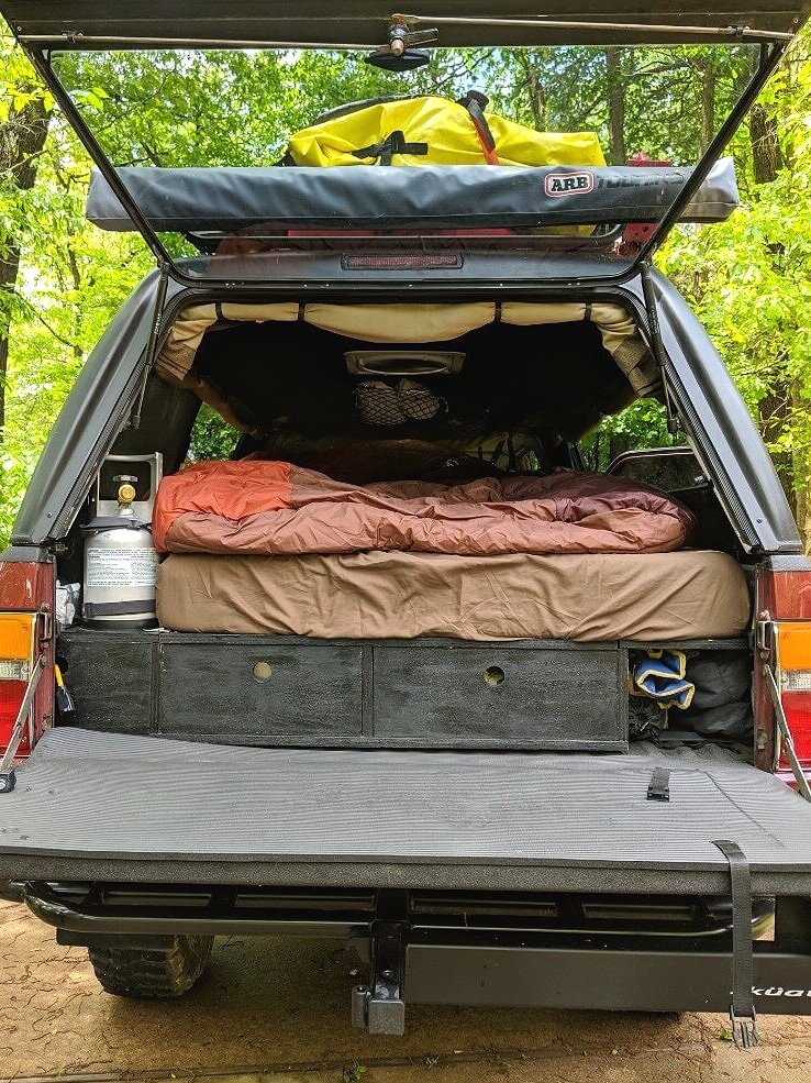 Truck Bed Camper Interior: Organization and Space-Saving Storage Ideas ...