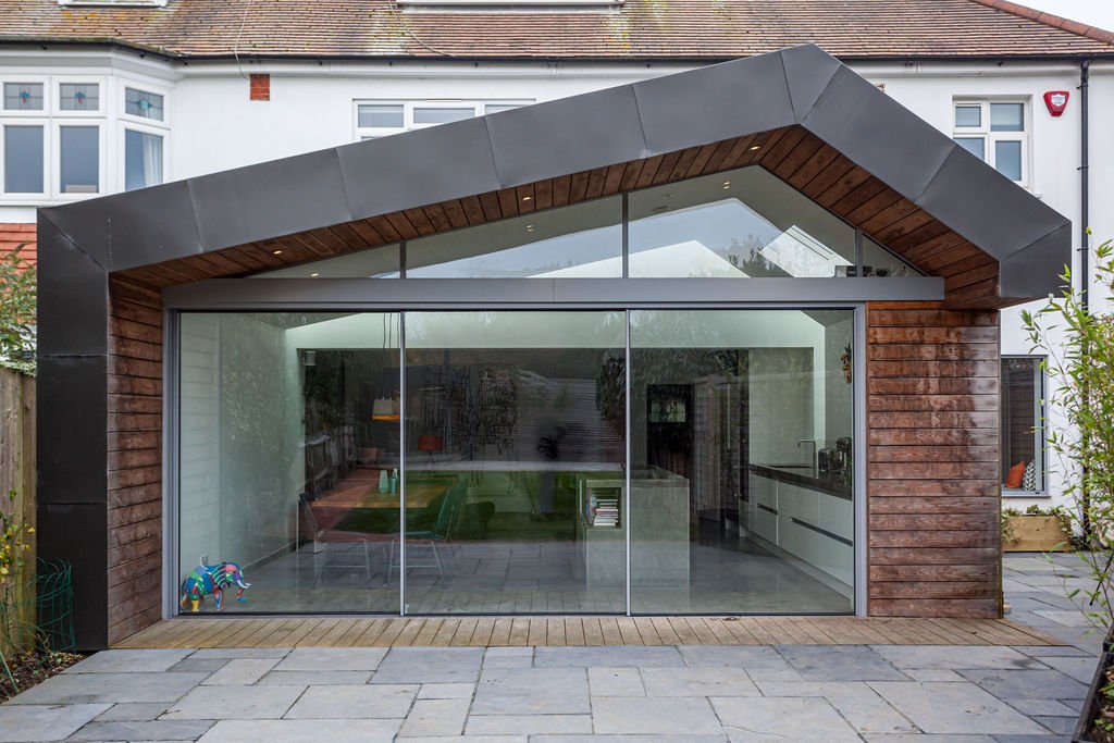 utilising space: rear extension to garden room » archangels ARCHITECTS