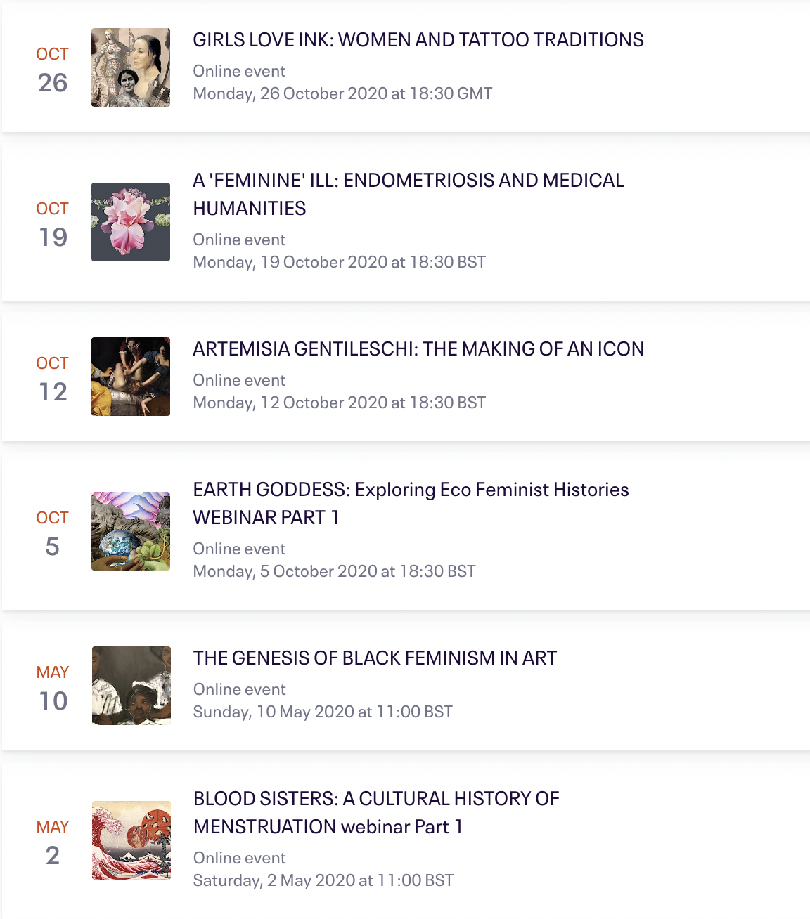 EVENTS — THE FEMINIST LECTURE PROGRAM