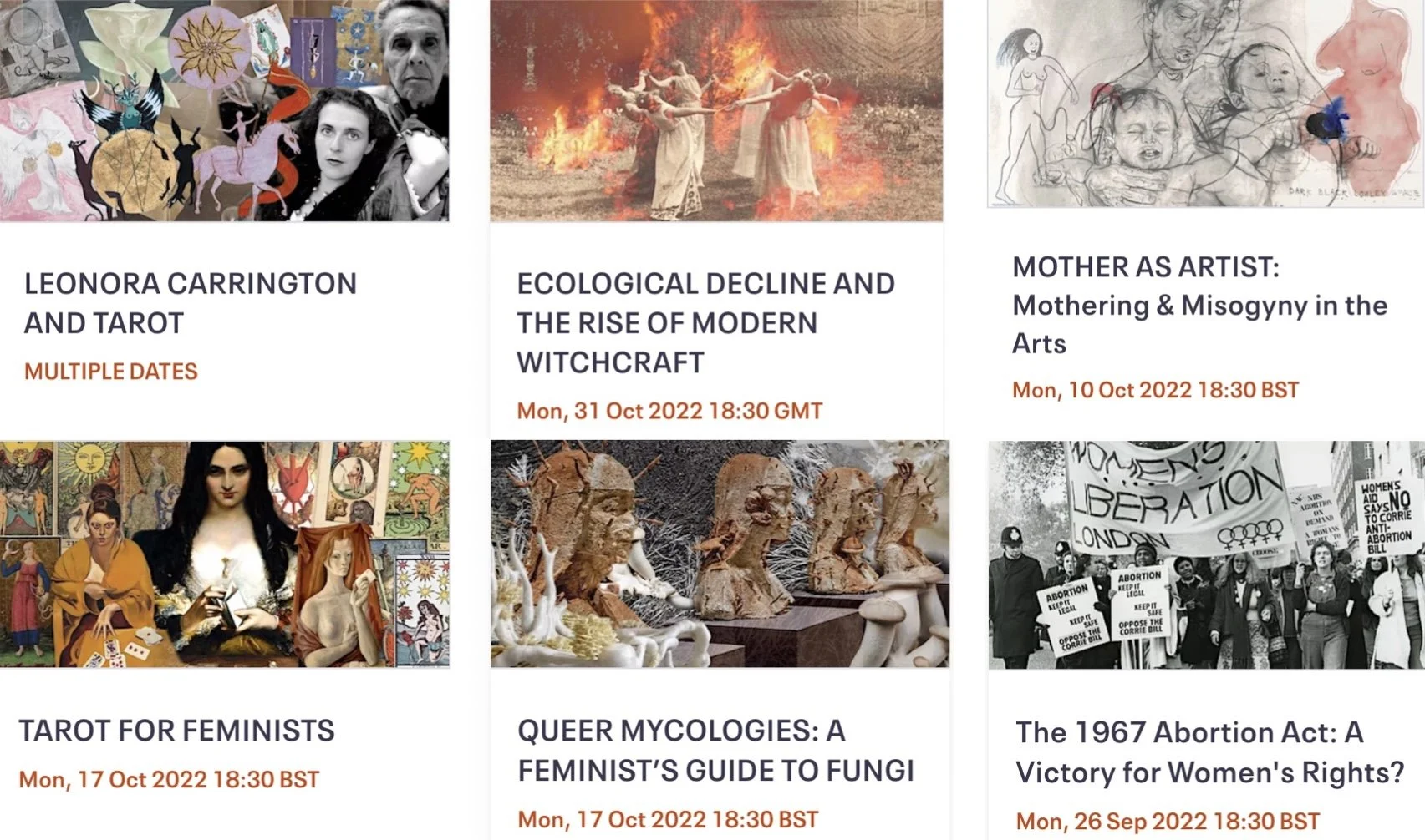 EVENTS — THE FEMINIST LECTURE PROGRAM