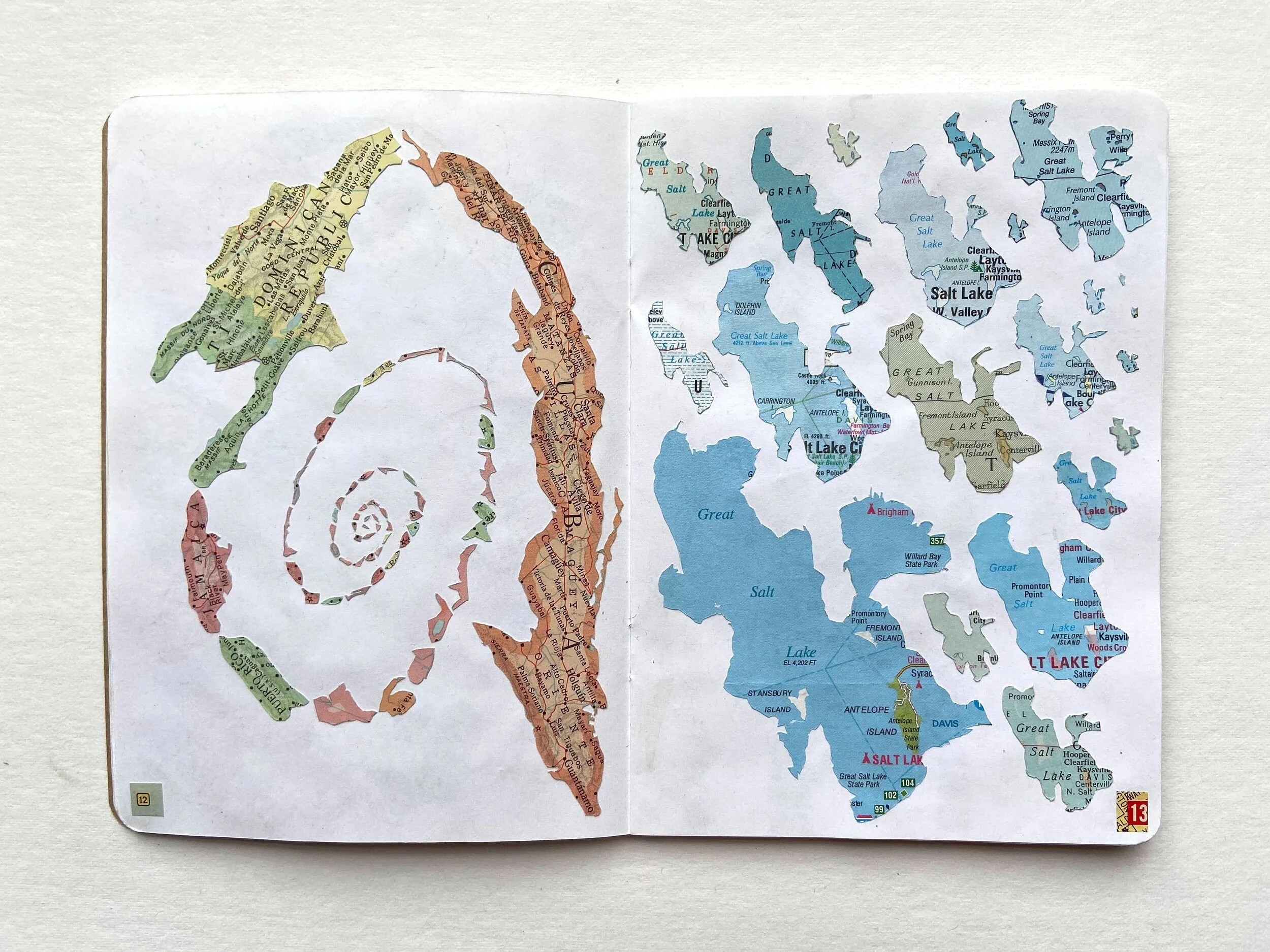 Mapping It Out — Brooklyn Art Library / The Sketchbook Project