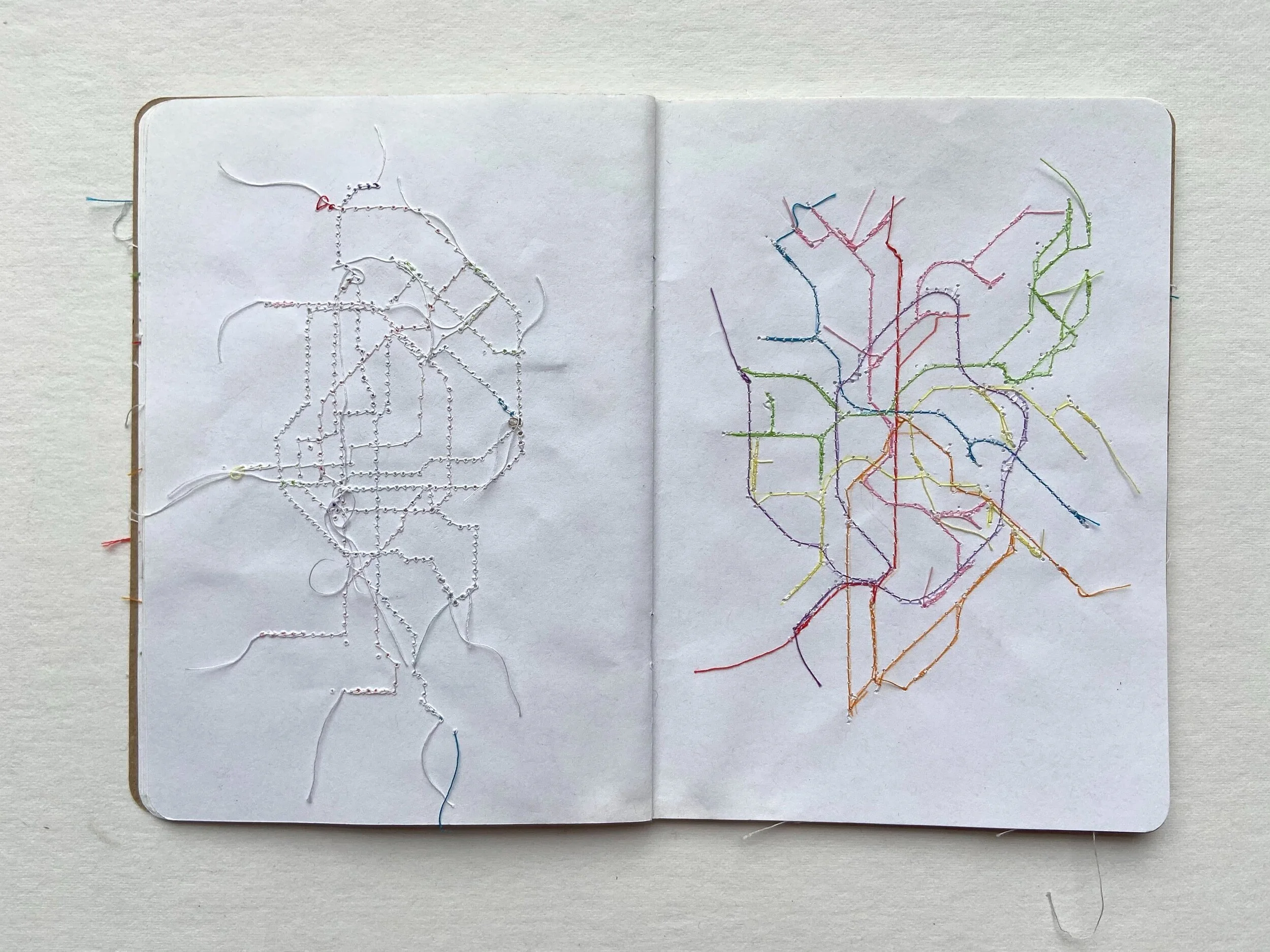 Mapping It Out — Brooklyn Art Library / The Sketchbook Project