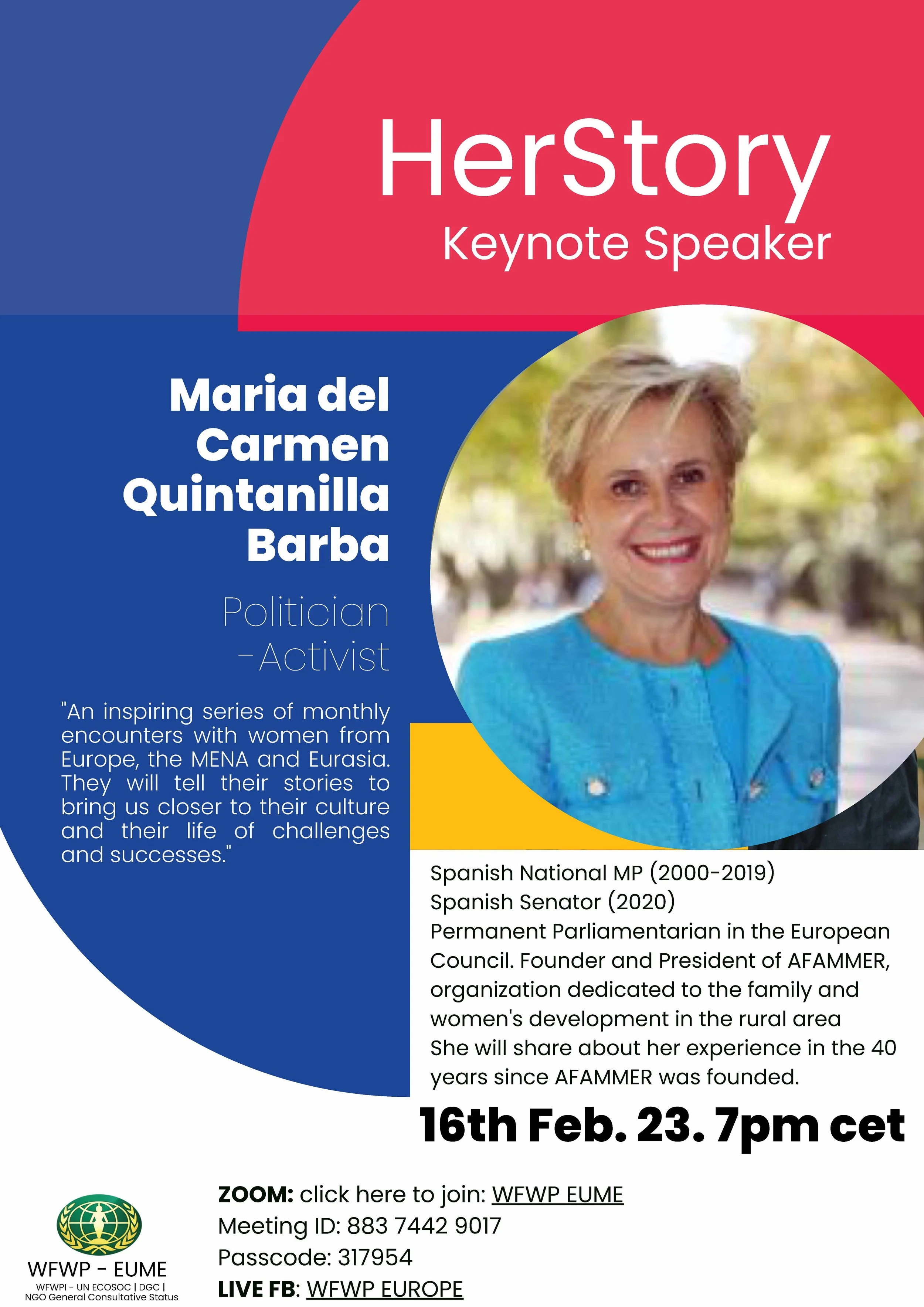 HerStory Keynote Speaker — Women's Federation For World Peace International
