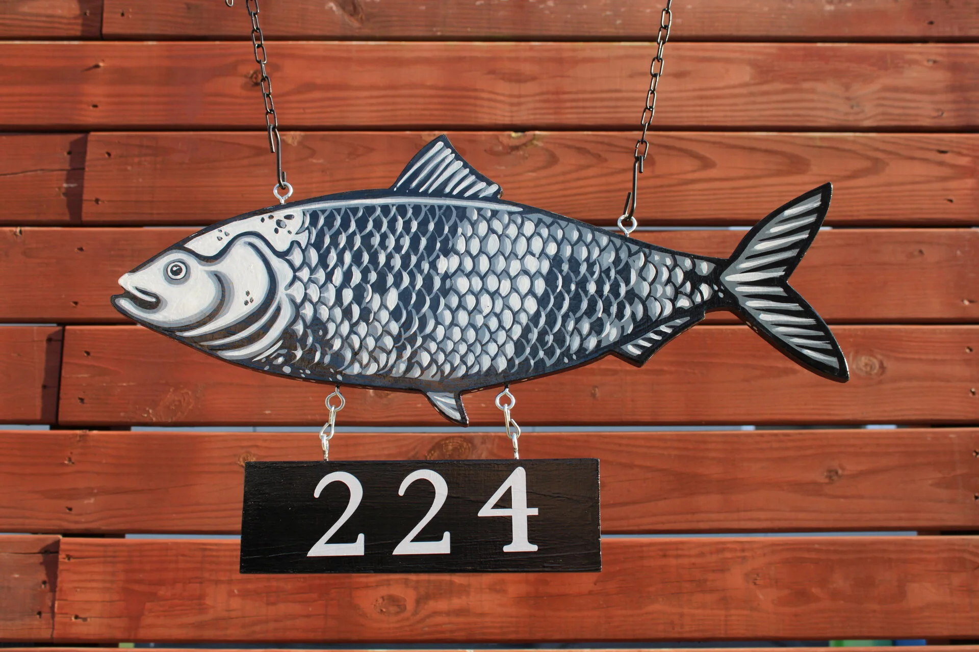 Black and White Shad — Fishtown Signs