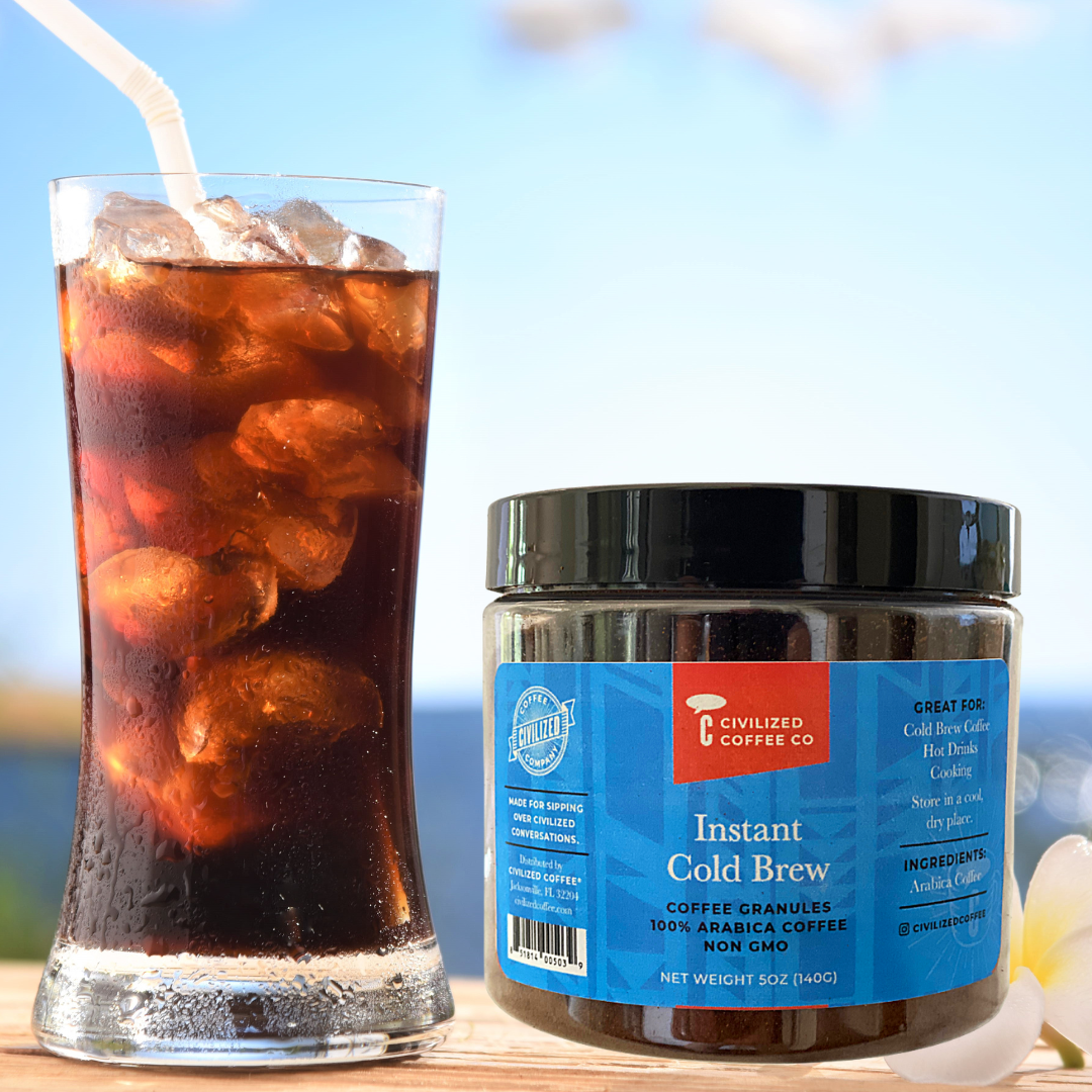Instant Cold Brew Coffee Non-GMO & Gluten-Free Civilized Coffee ...