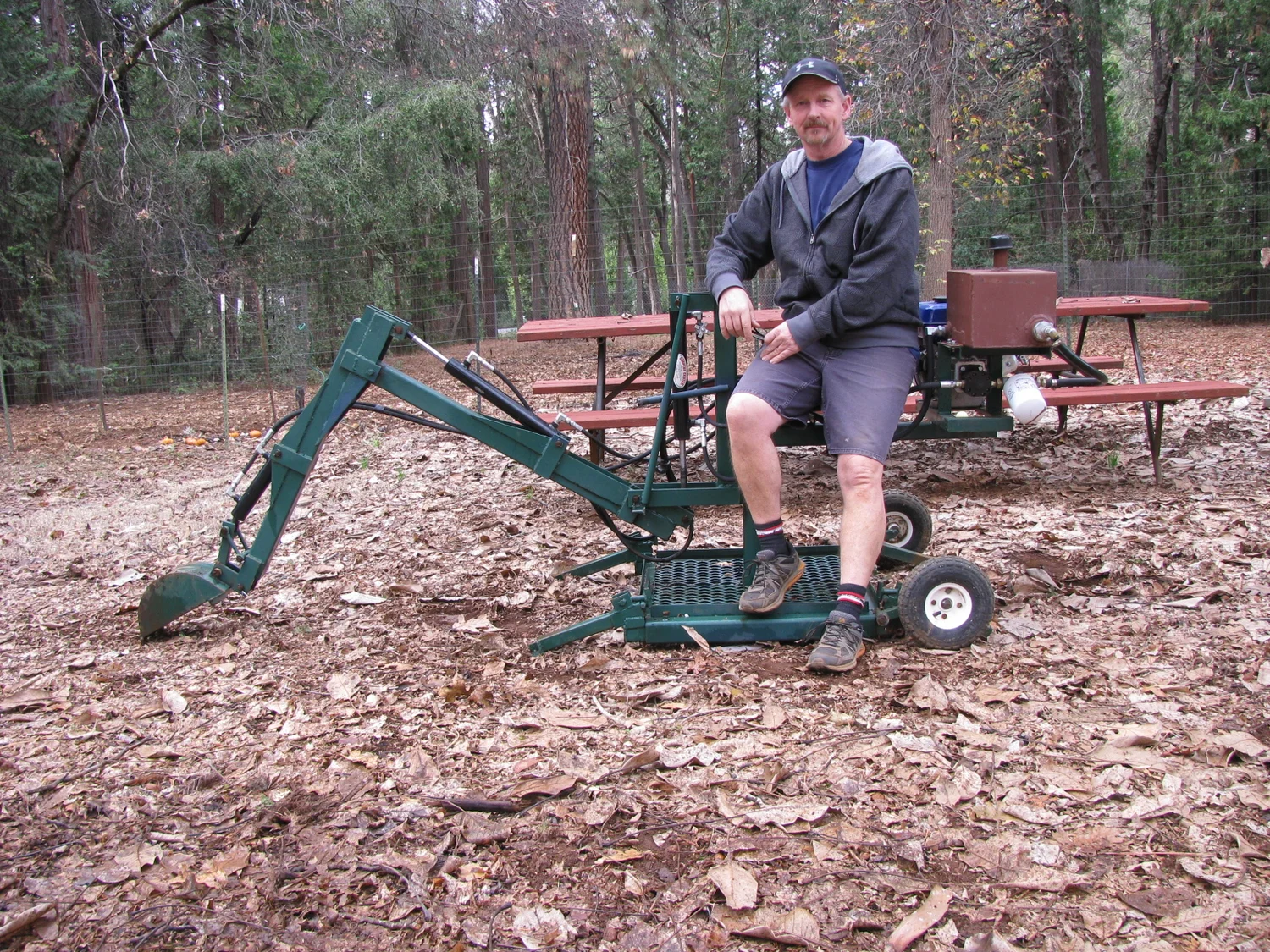 Cad Plans for the powerful hybrid backhoe. — The Greens Machines and Cycles