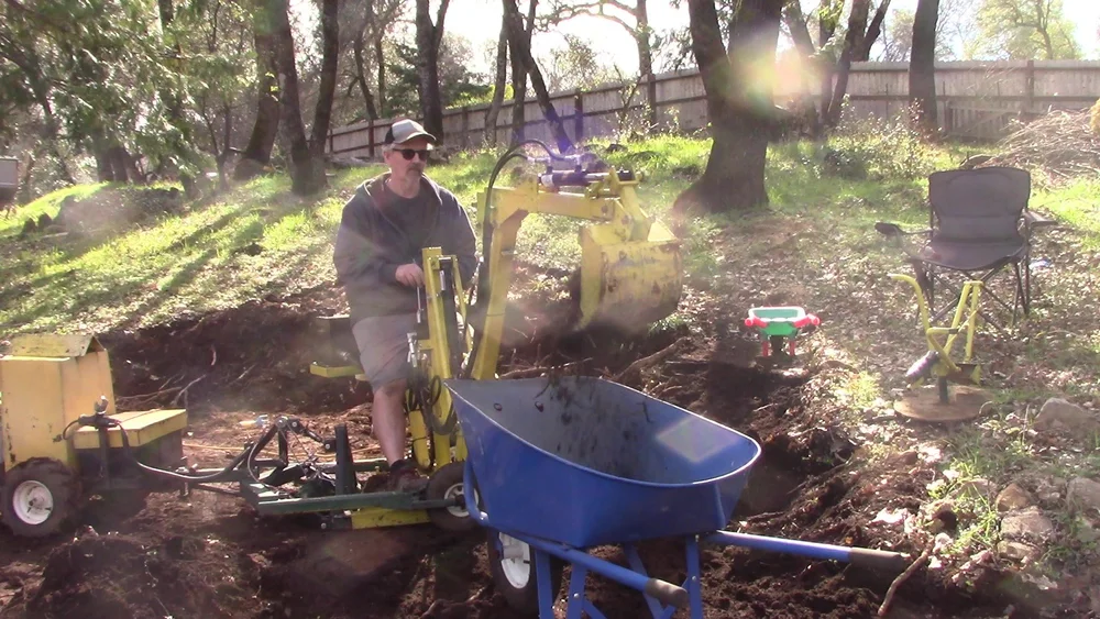Cad Plans for the powerful hybrid backhoe. — The Greens Machines and Cycles