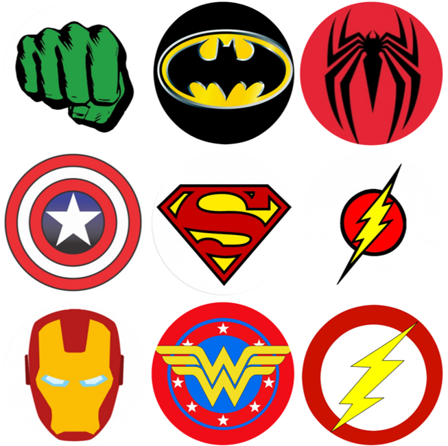 Superhero Logos