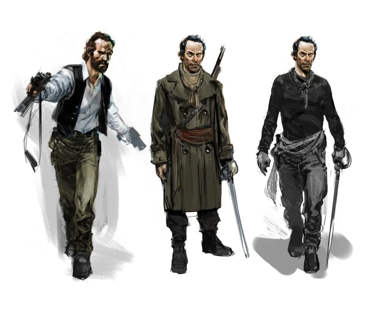 Uncharted 3 & 4 — Dan Milligan Illustration Ltd.