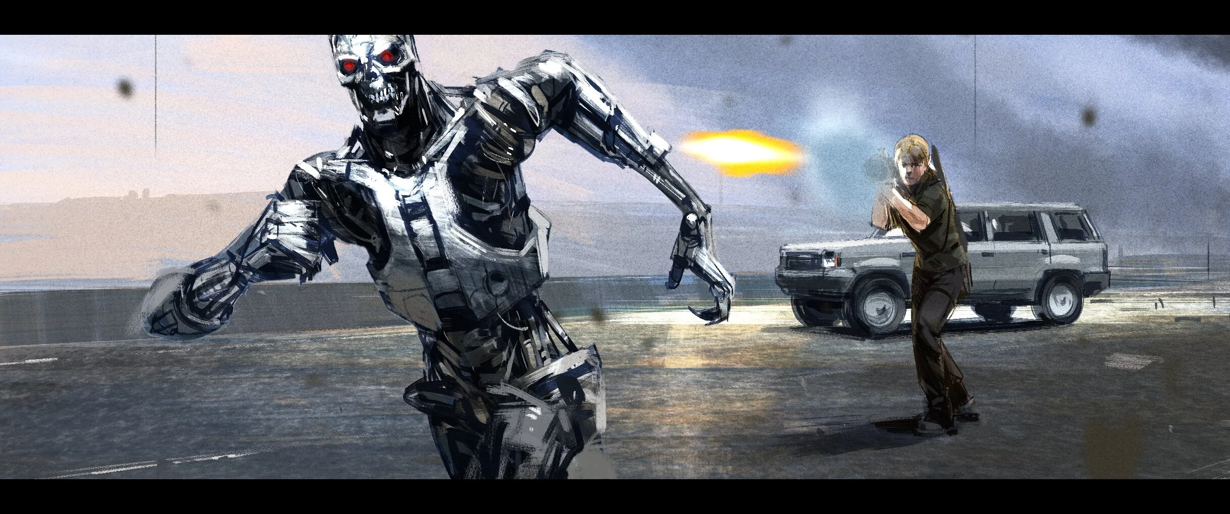 Terminator Dark Fate — Dan Milligan Illustration Ltd.