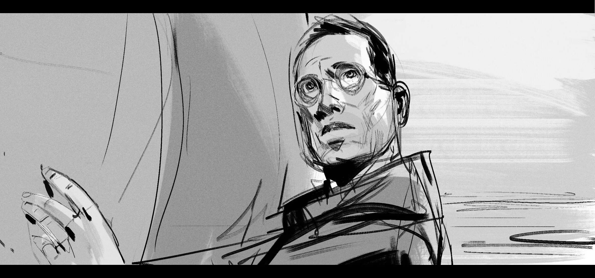 Love, Death & Robots: The Drowned Giant — Dan Milligan Illustration Ltd.