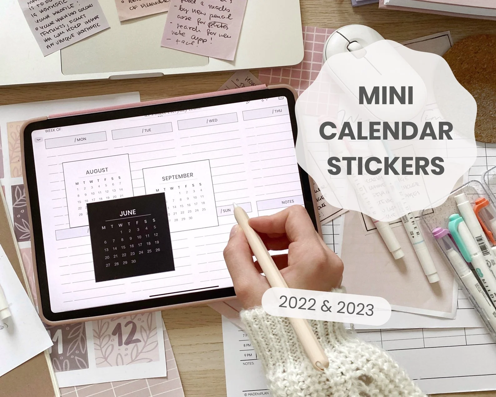 Digital Stickers - Digital Stationery by MADEtoPLAN