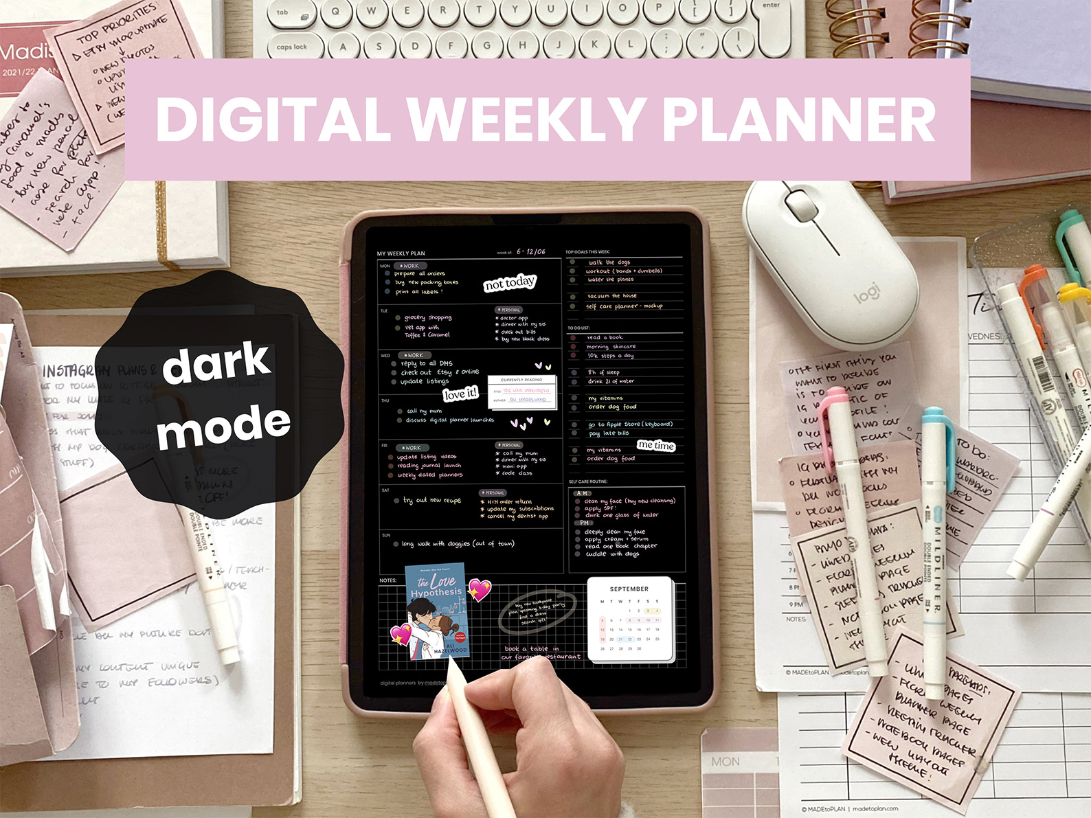 Digital Planners - Digital Stationery by MADEtoPLAN