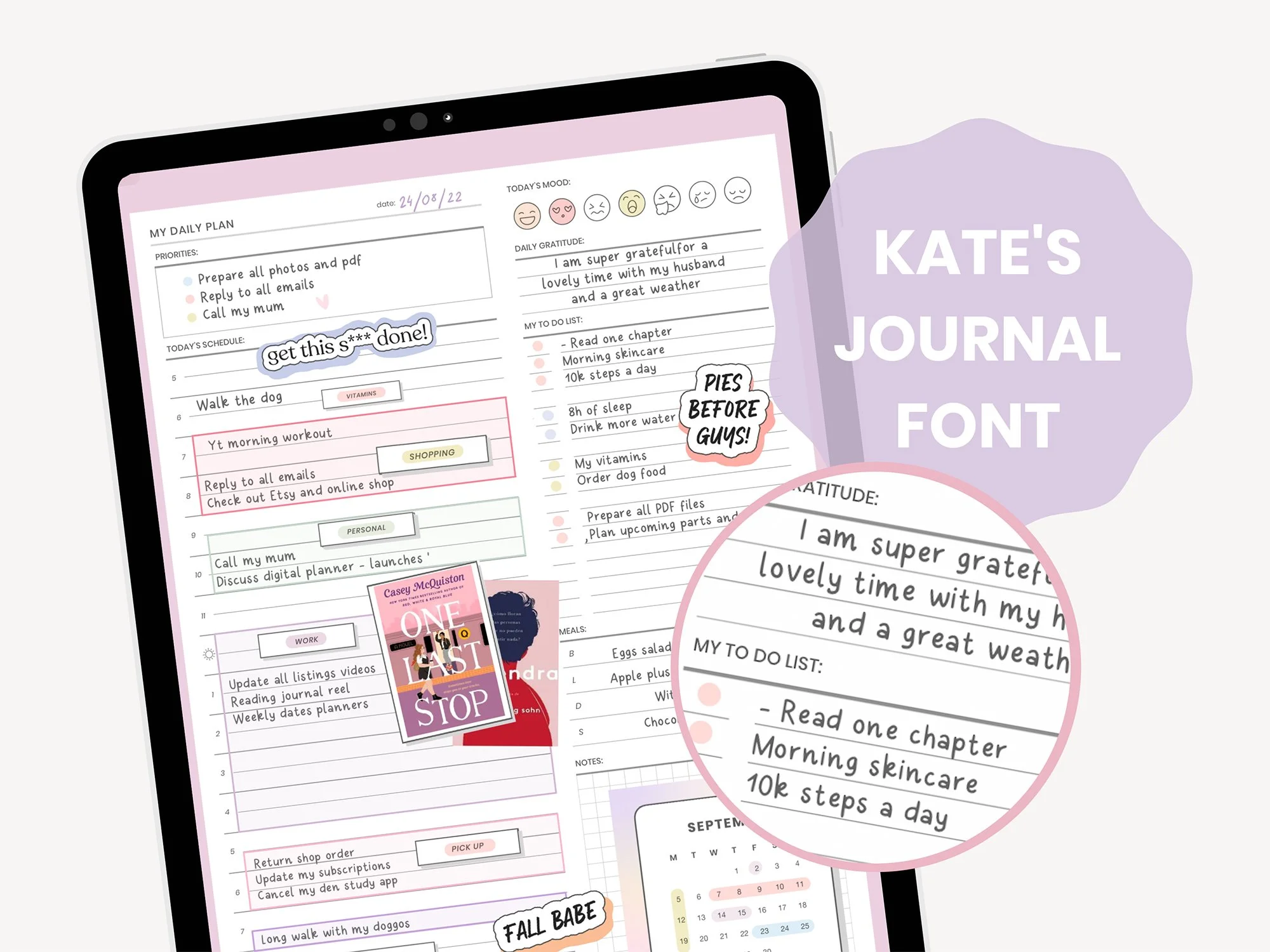 Fonts - Personalized Planners by MADEtoPLAN