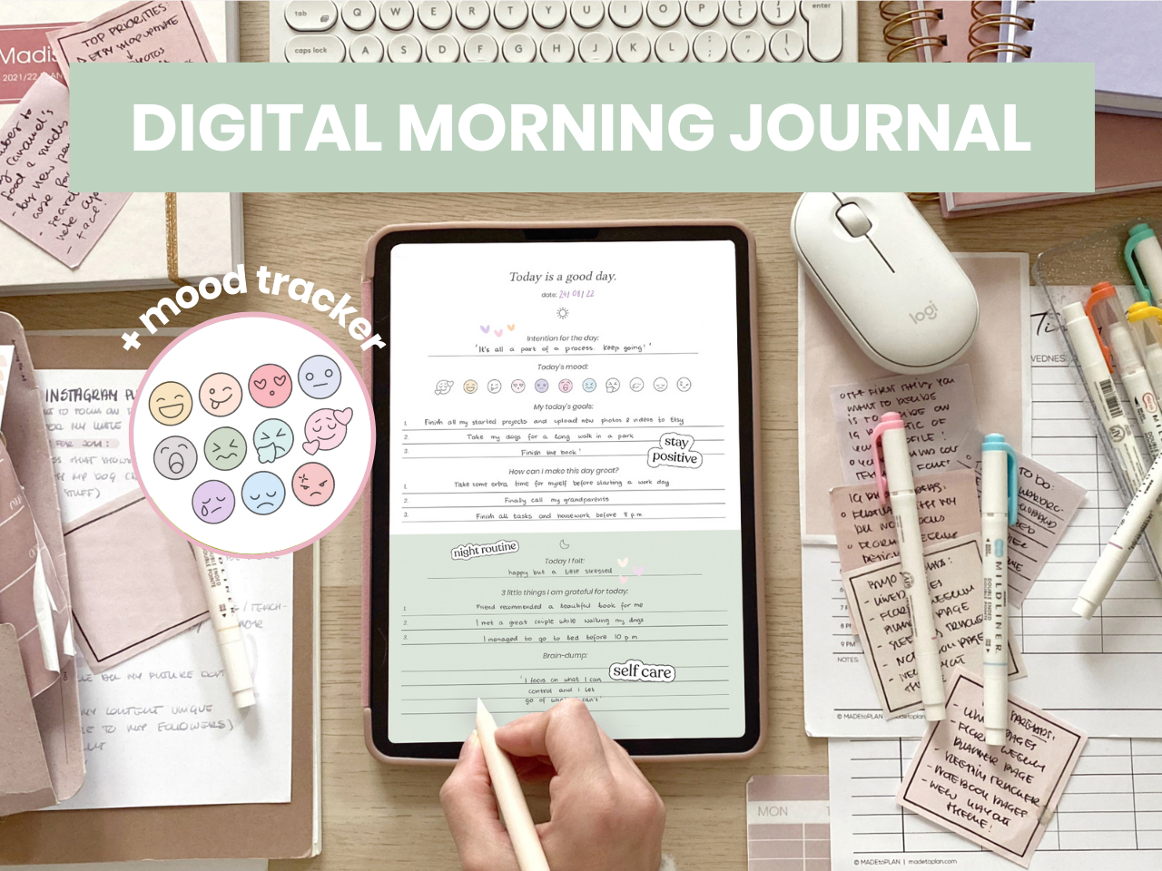 Digital Planners - Digital Stationery by MADEtoPLAN