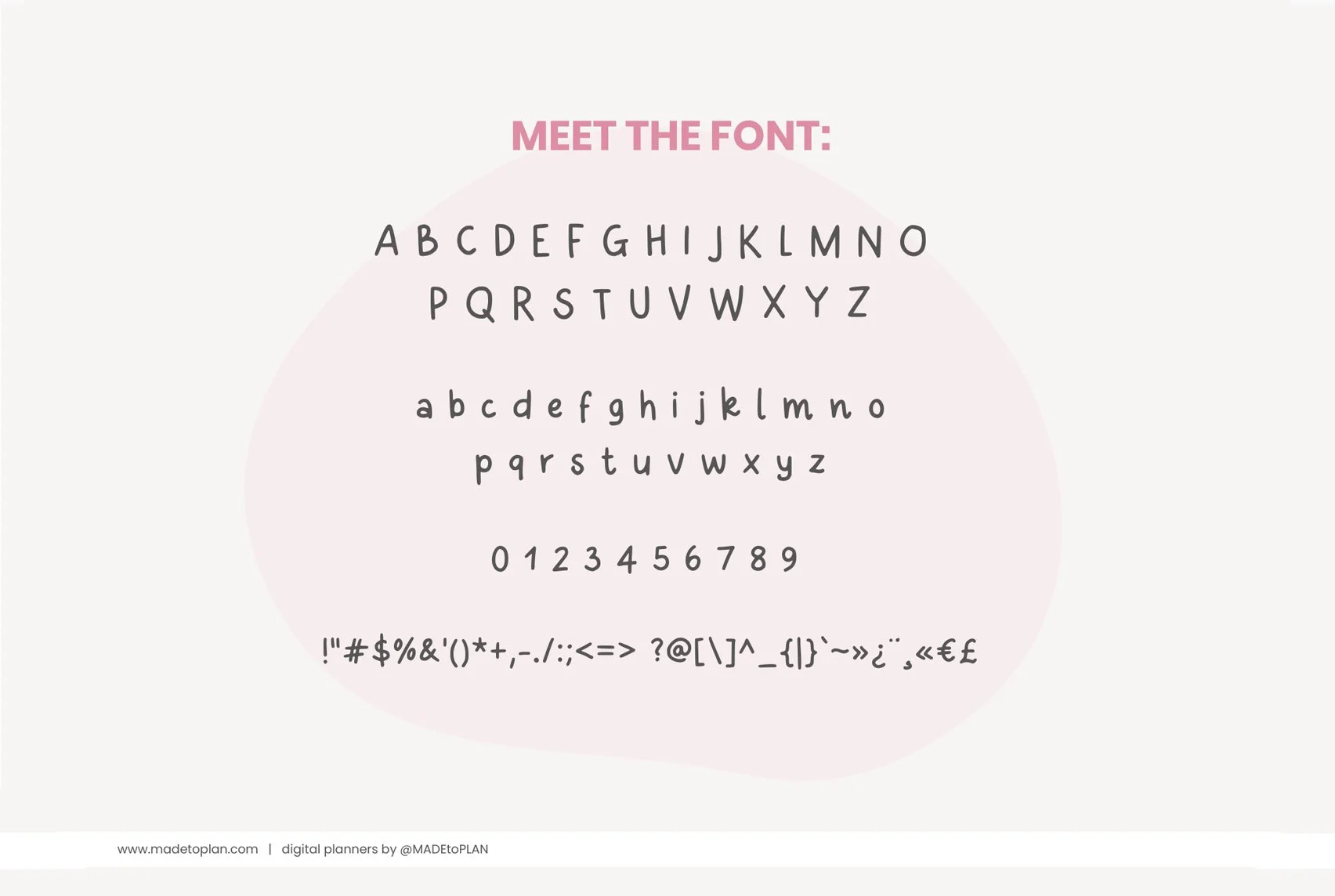 Kate's Journal Handwritten Font — 2024 Digital Planners by MADEtoPLAN
