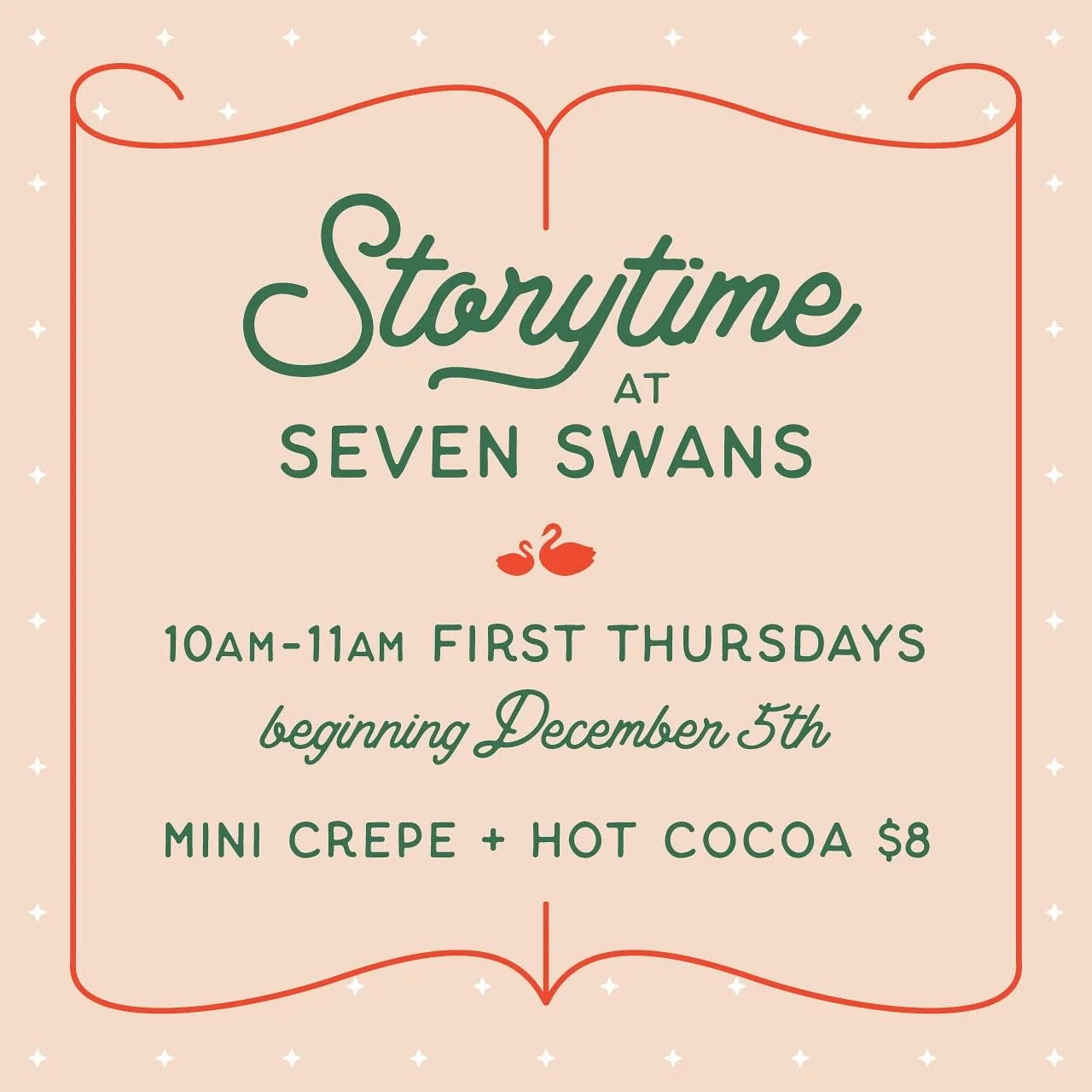 Locations + Menus — Seven Swans Crêperie