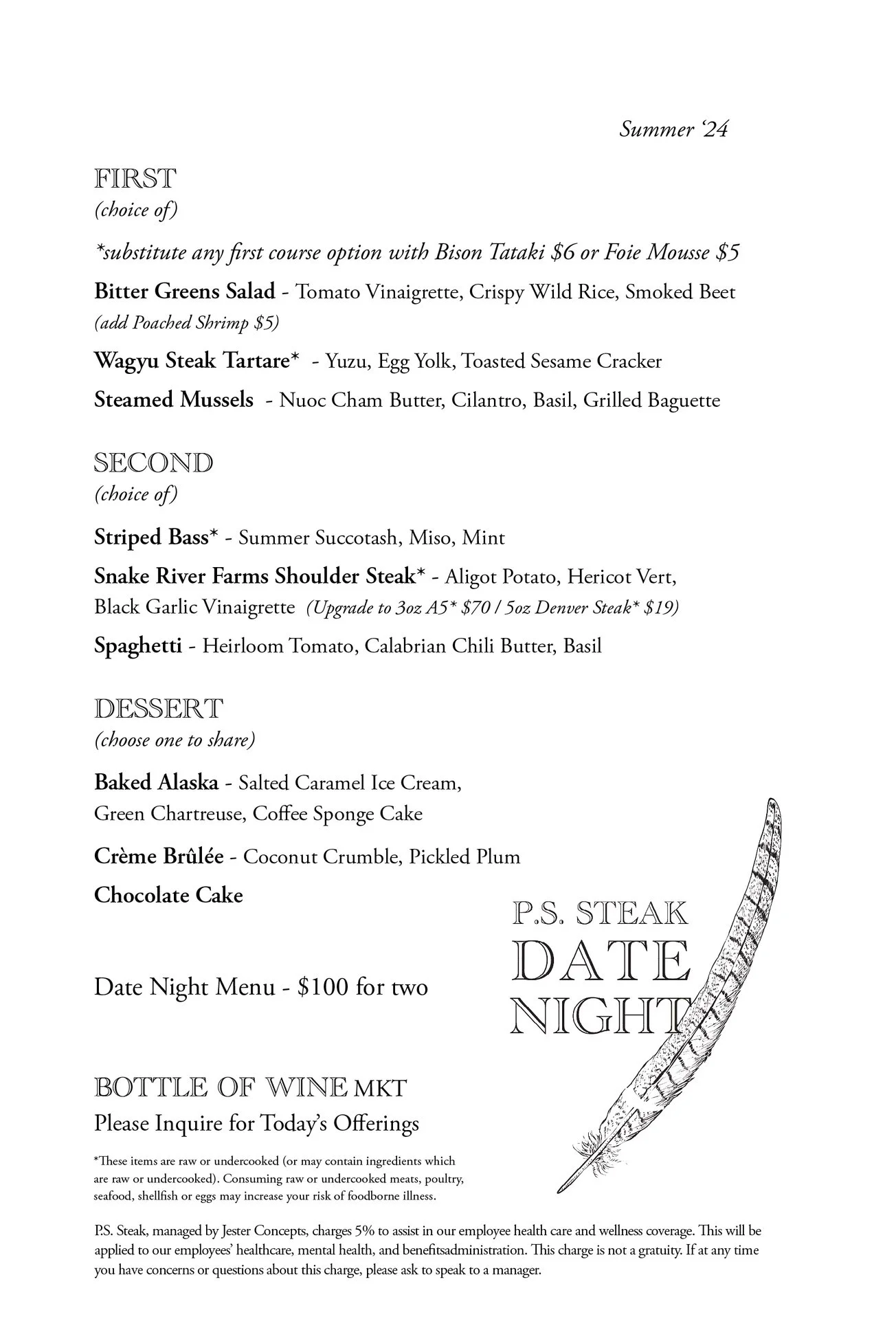 Date Night — P.S. Steak