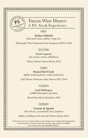 events — P.S. Steak