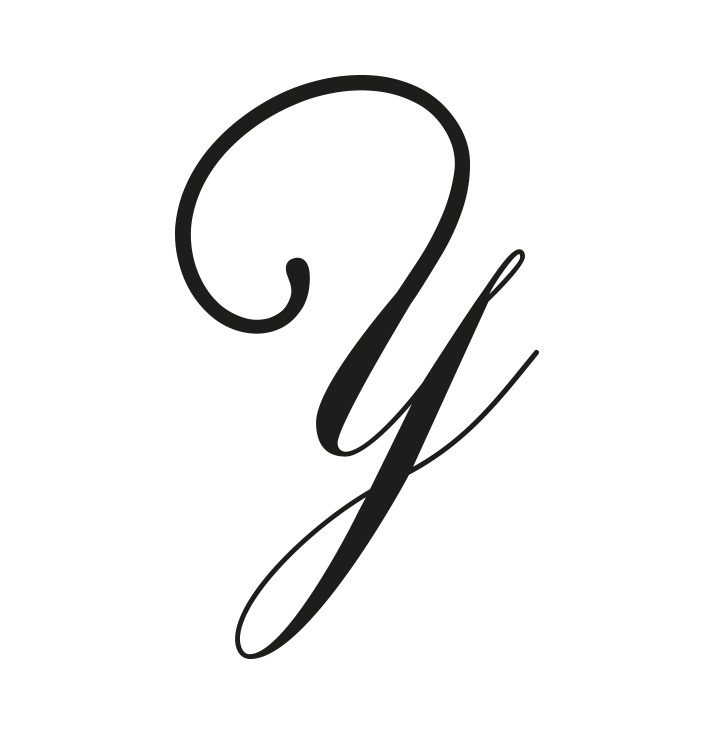 Fancy Cursive Letter Y