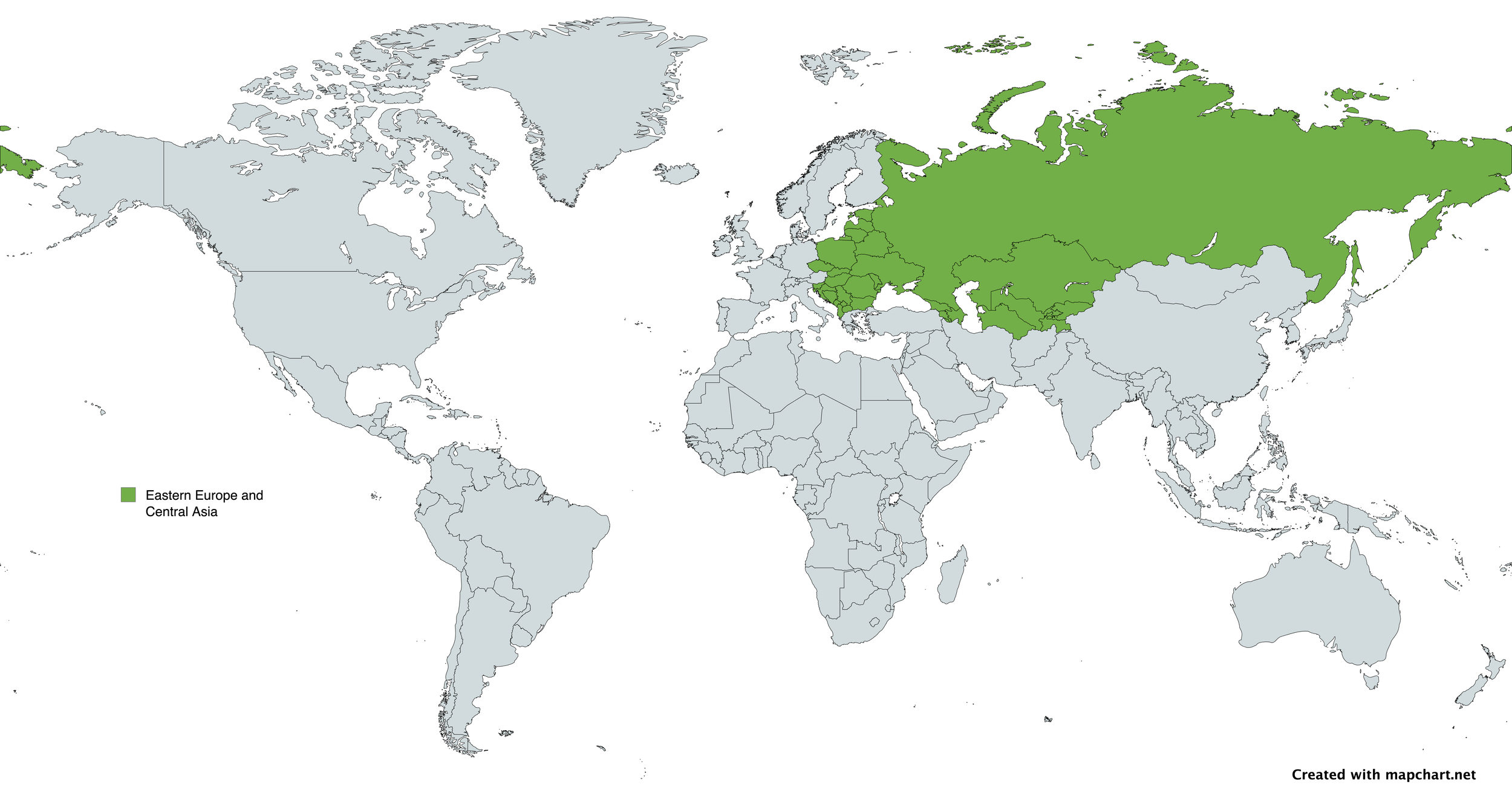 Map Of Eastern Europe And Central Asia