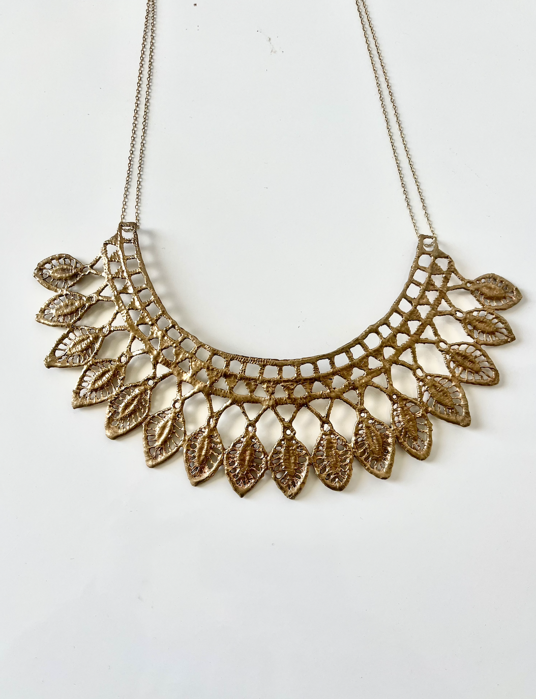 Bronze Vogue Collar Necklace — Gabrielle Jewelry