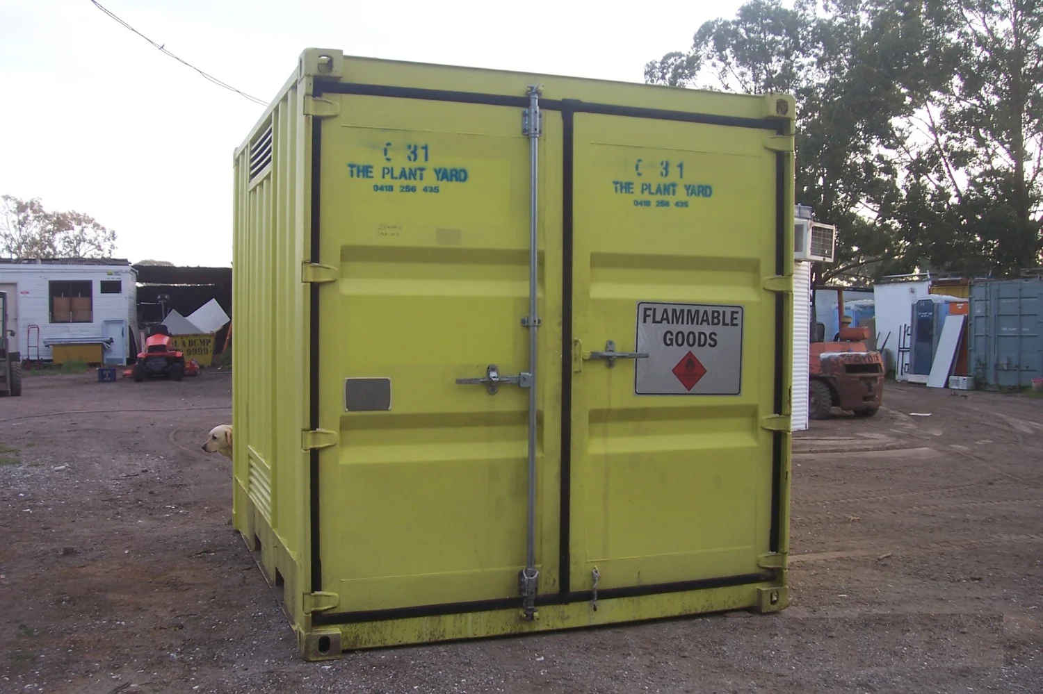 Dangerous Goods Storage Containers — THE PLANT YARD