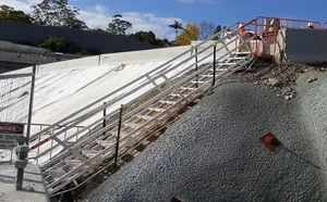 Using Adjustable Access Stairs For Excavation Access — THE PLANT YARD