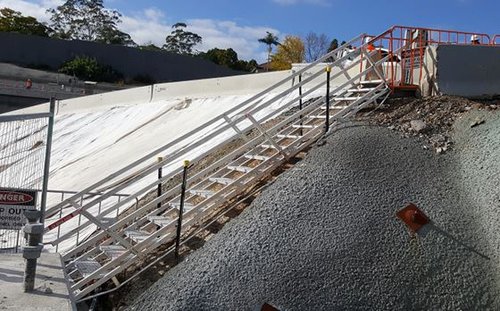 Using Adjustable Access Stairs For Excavation Access — THE PLANT YARD